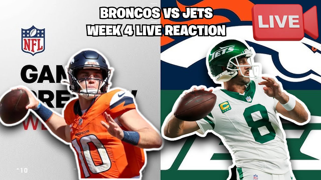 BRONCOS VS JETS WEEK 4 LIVE REACTION DPRESSED BRONCO FAN - YouTube