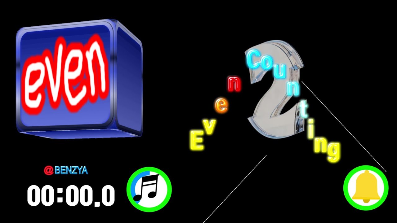 even counting 2 ~ 150 timer alarm🔔countup speed 0.5x UHD/4K/2160p with voice - YouTube
