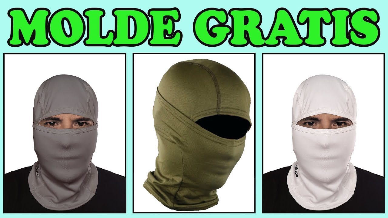 Balaclava - Molde o Patron gratis - YouTube