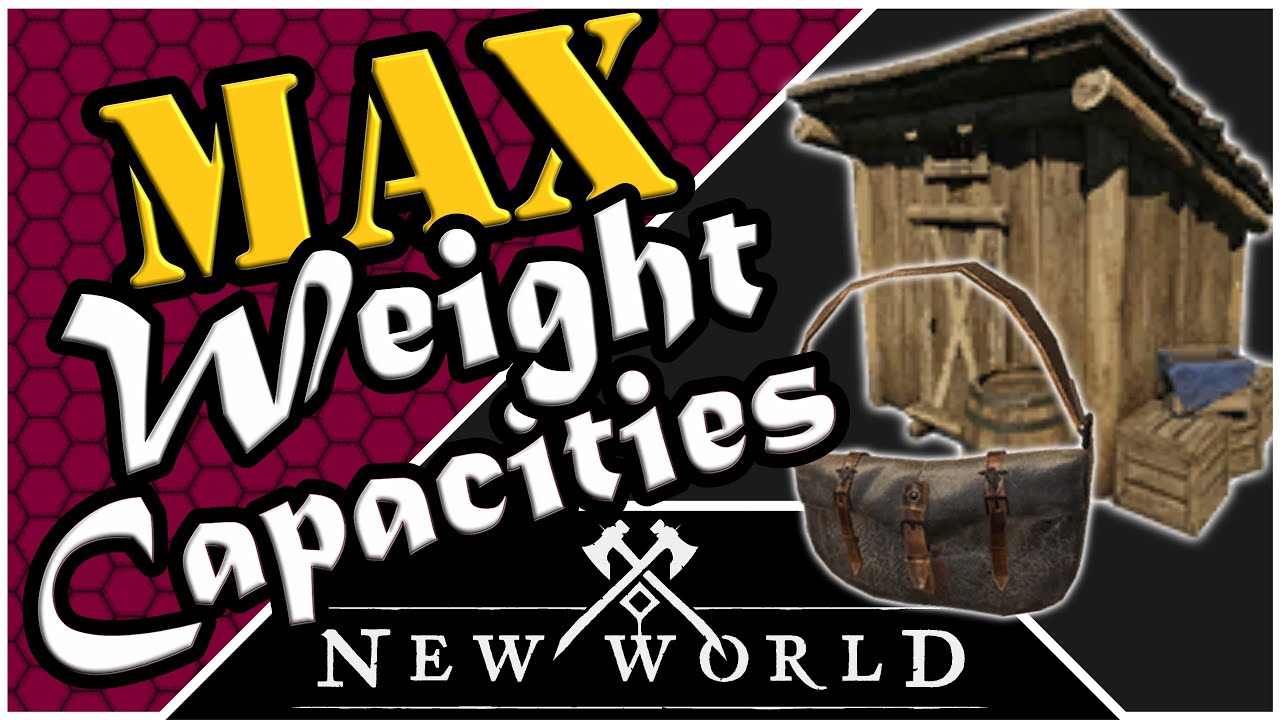 New World - Maximum Storage Space & Carry Capacity - YouTube