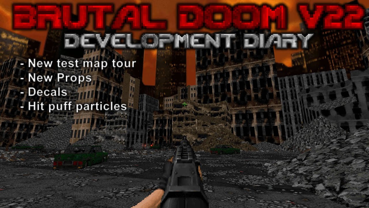 Brutal Doom v22 Dev Diary - New decals, sparks, particles, and new test ...