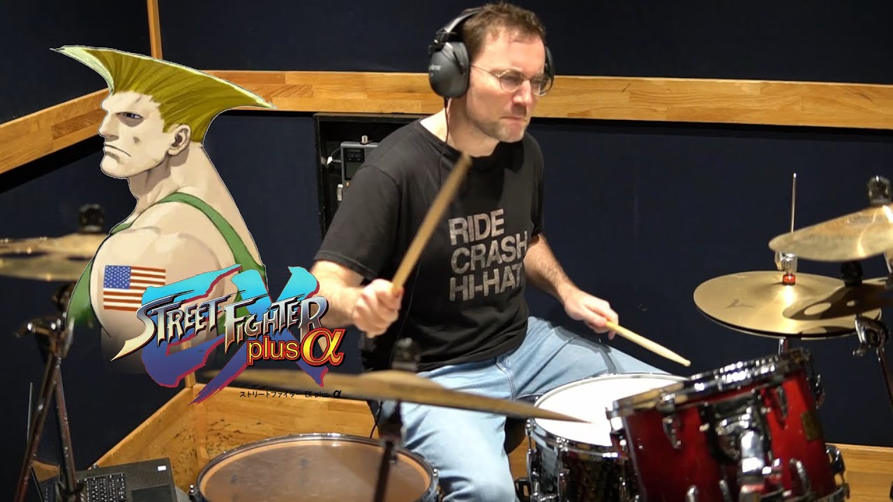 Street Fighter EX - Strange Sunset (Guile's Theme) Drum Cover - YouTube