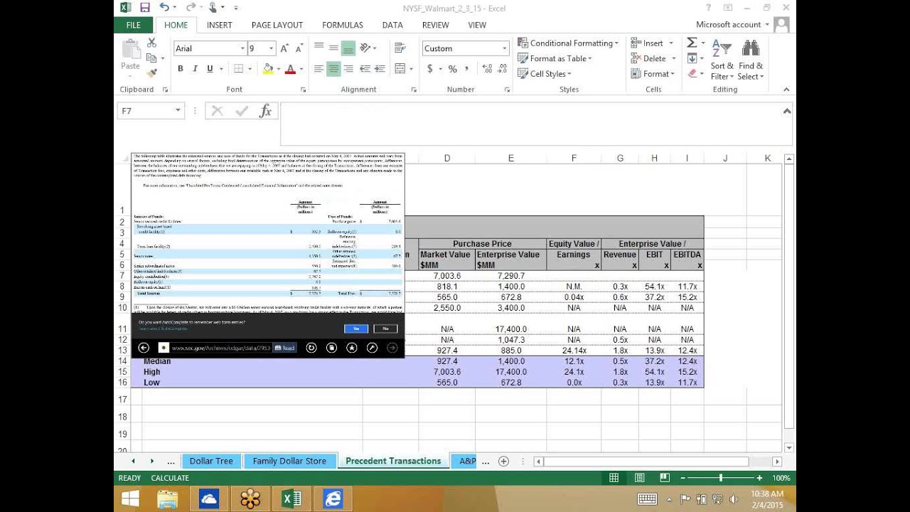 Precedent Transaction Analysis YouTube Precedent Transaction Analysis YouTube