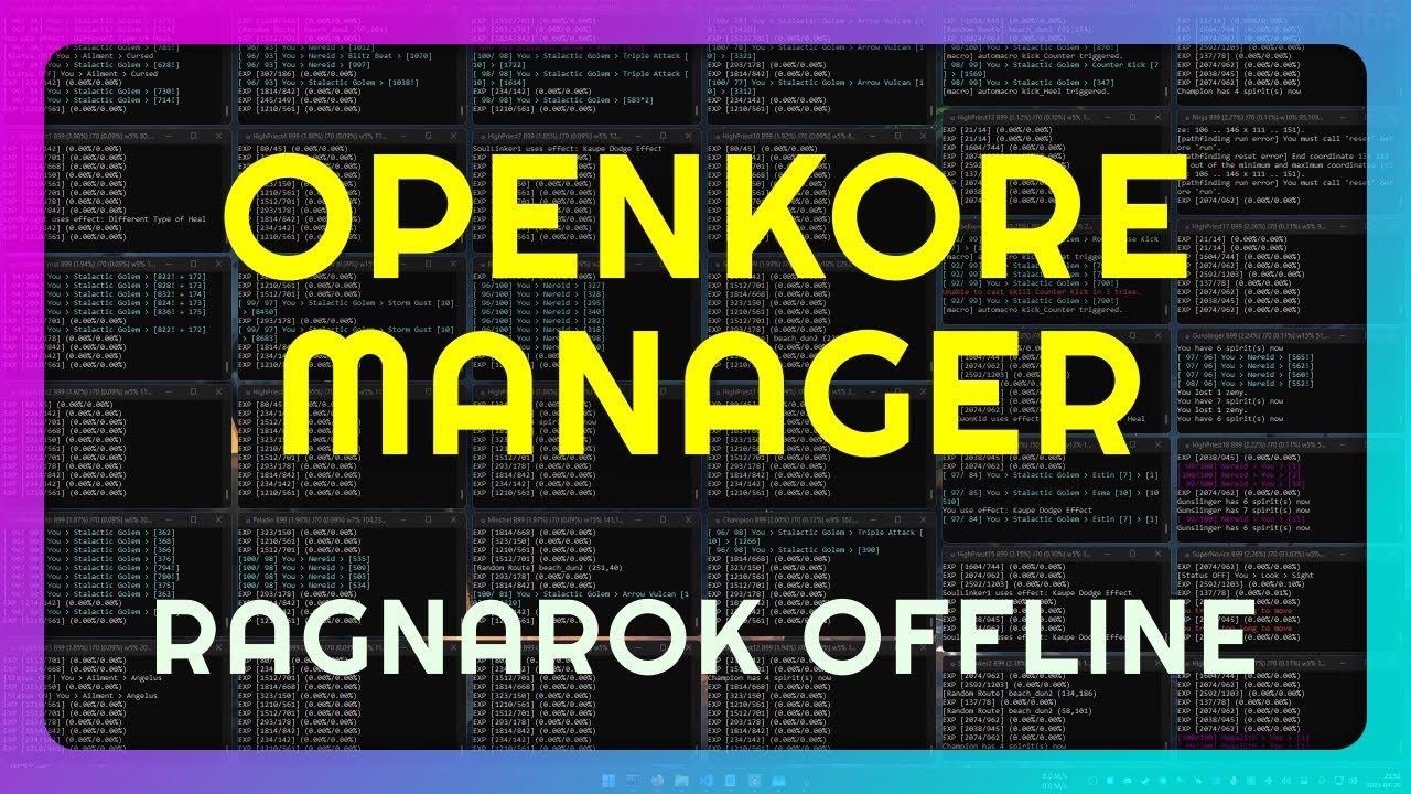 OpenKore Manager: New Tool for Multi-Bot Setup in Ragnarok Offline Pre ...