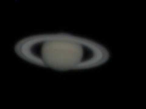 Saturn through Meade Telescope - YouTube