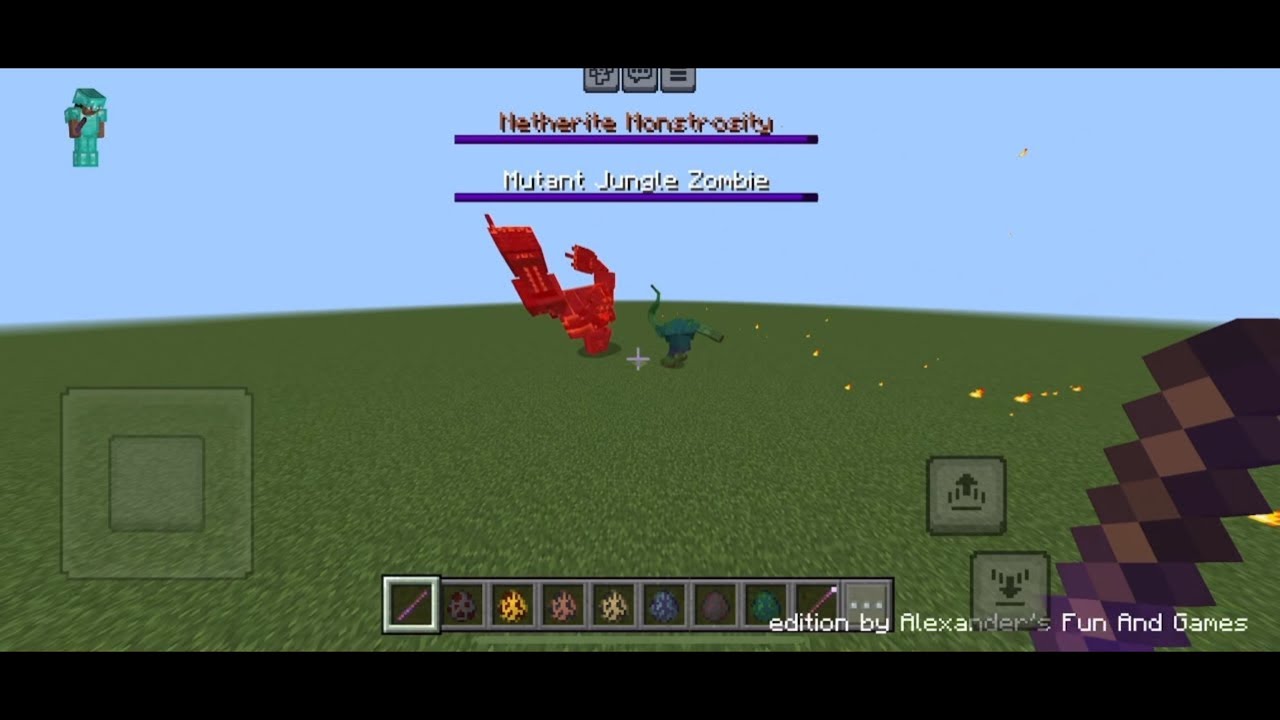 NETHERITE MONSTROSITY Rework vs Mutant More Addon - YouTube