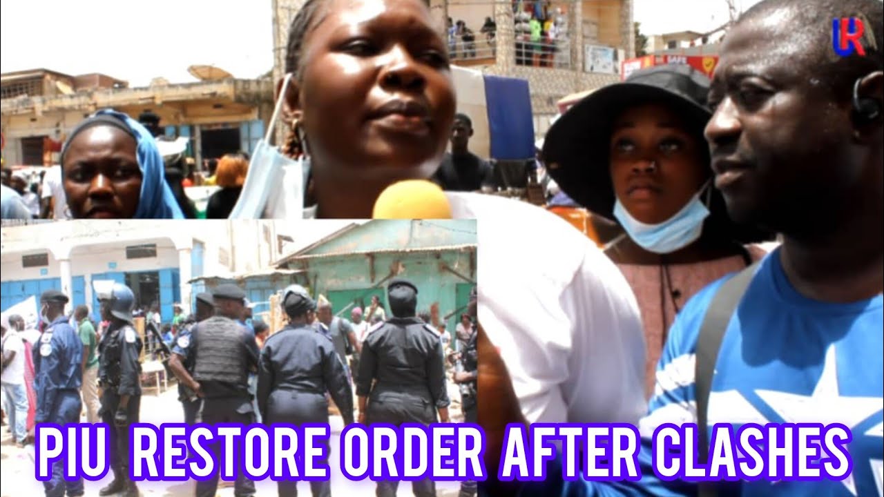 POLICE INTERVENTION UNIT [PIU] RESTORES ORDER AFTER SEREKUNDA MARKET ...