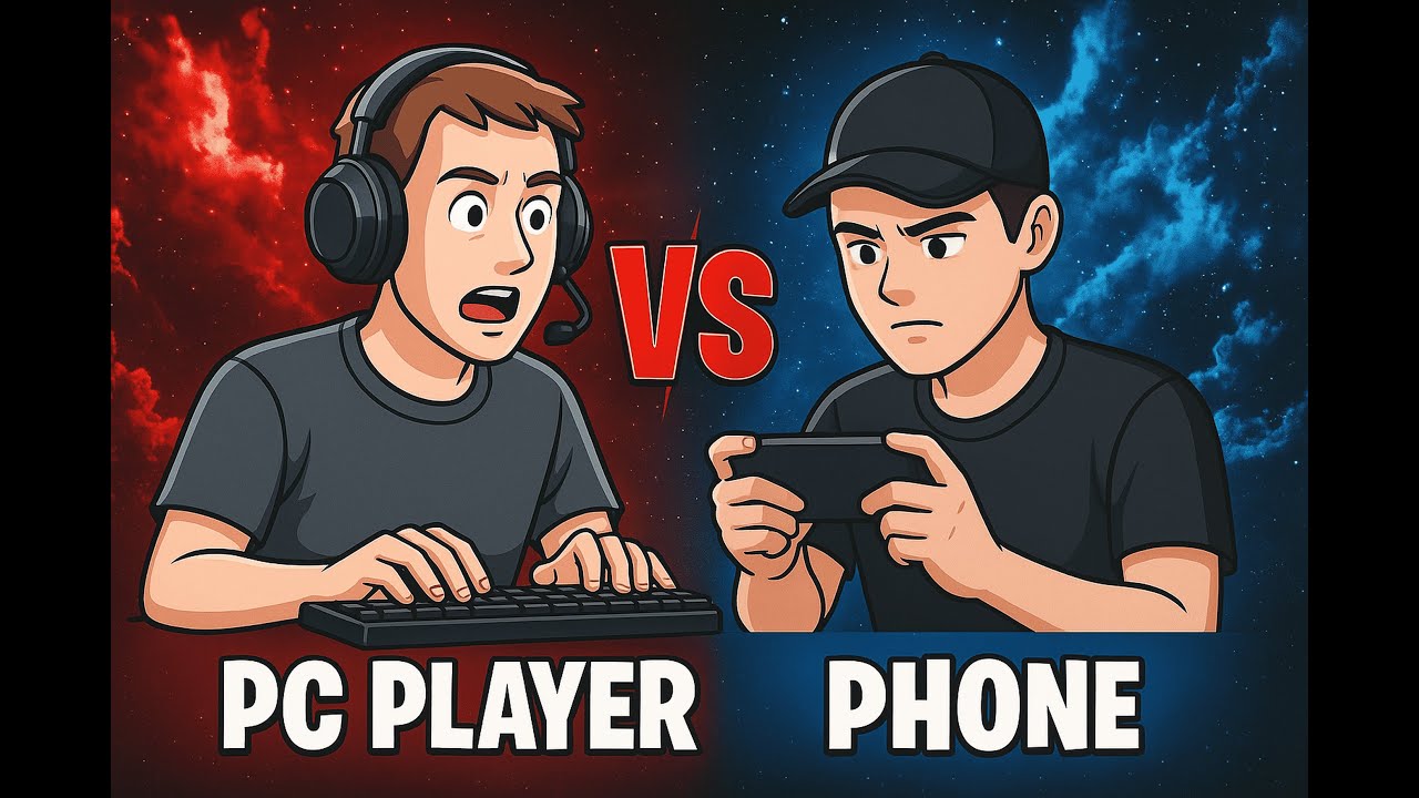 phone vs pc 🤡 - YouTube