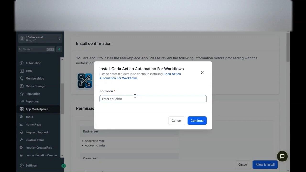 Coda Action Automation For Workflows-How to install workflow automation without Zapier - YouTube