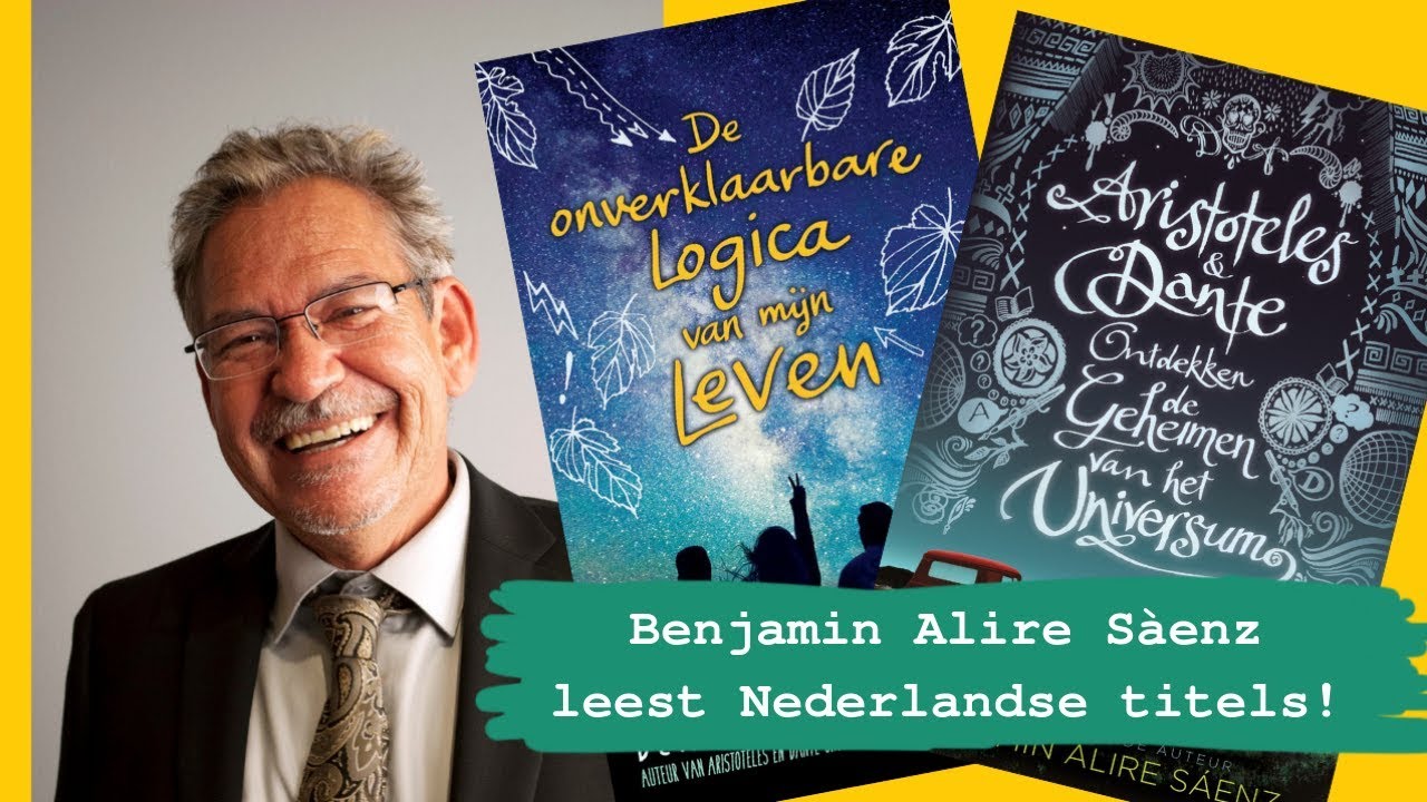 BENJAMIN ALIRE SÀENZ LEEST NEDERLANDSE TITELS! - YouTube