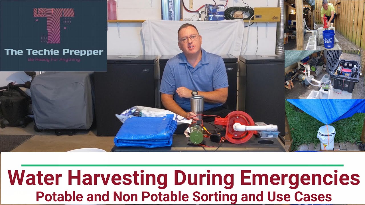 How To Harvest Water During Emergencies - Creating Potable Water - YouTube