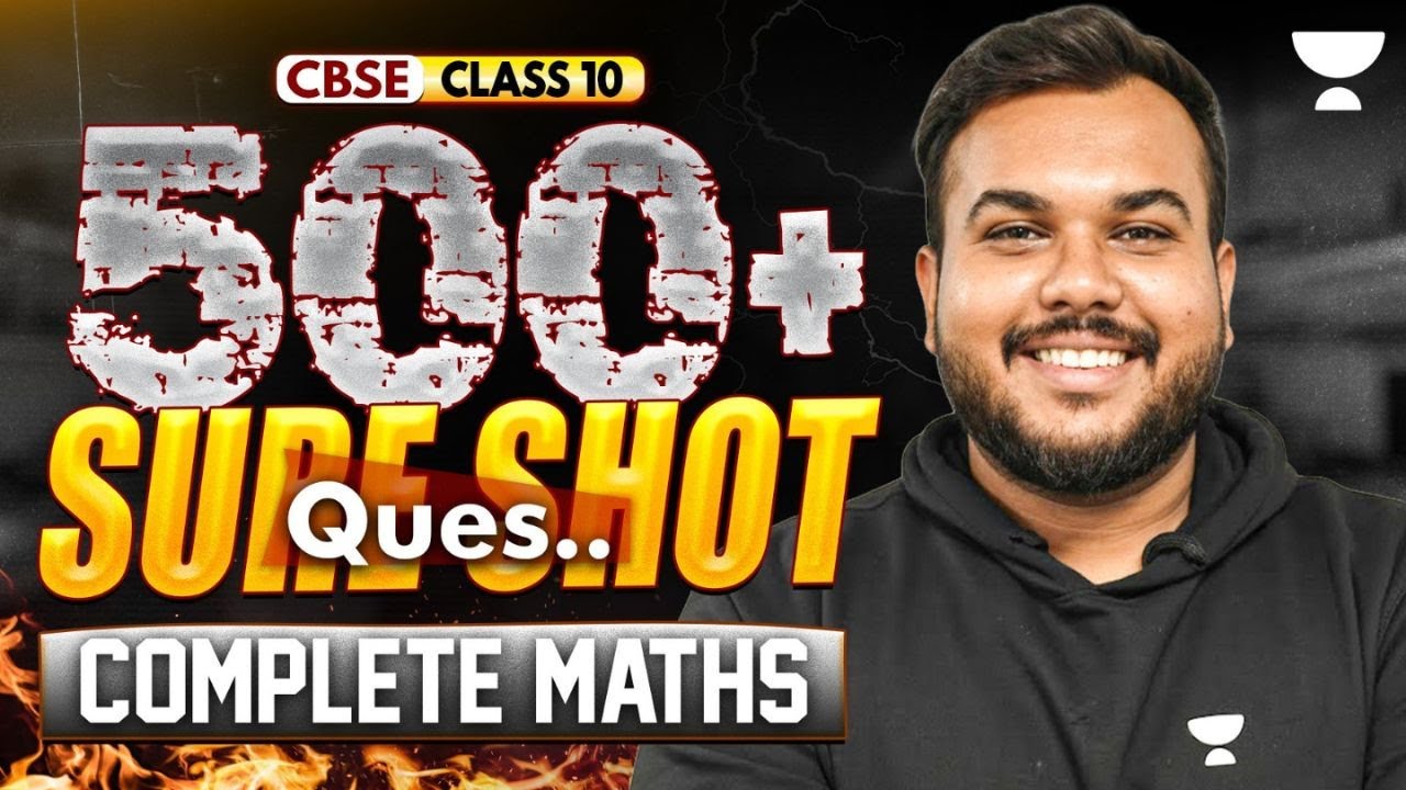 500+ Important CBSE Class 10 Maths Sure Shot Questions for Board Exam ...