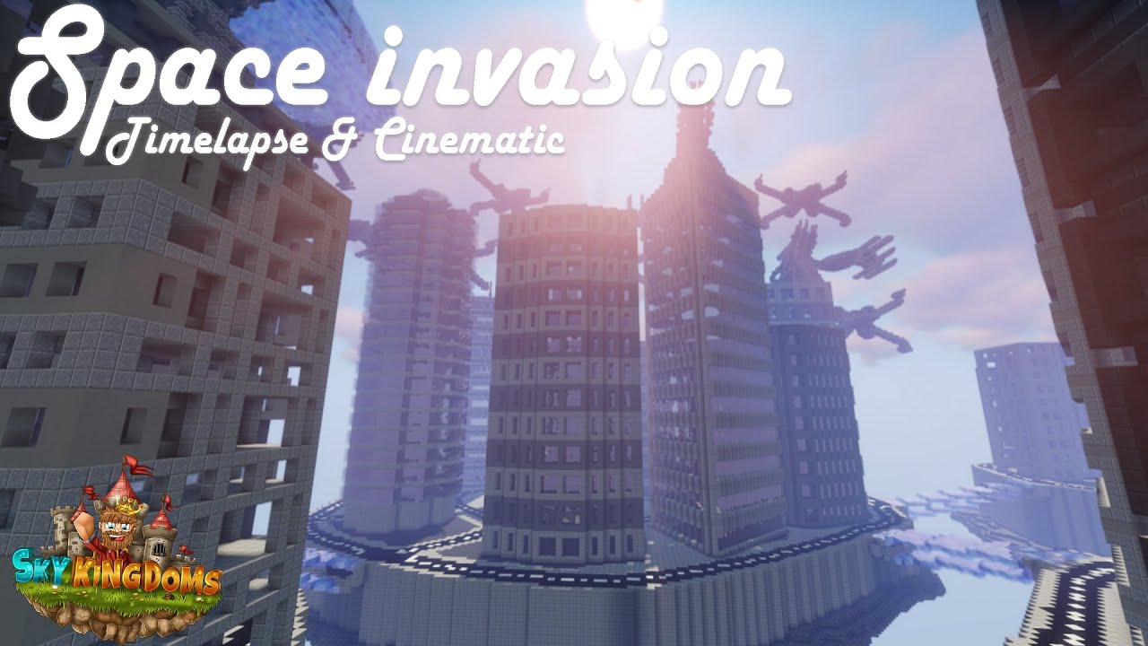 Space Invasion - Minecraft Speed Build Timelapse #13 - YouTube