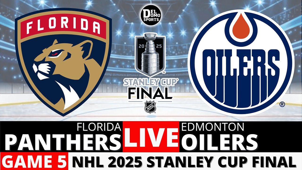 FLORIDA PANTERS VS EDMONTON OILERS 🏒 NHL 2025 Stanley Cup Final🏆 Game 5 ...