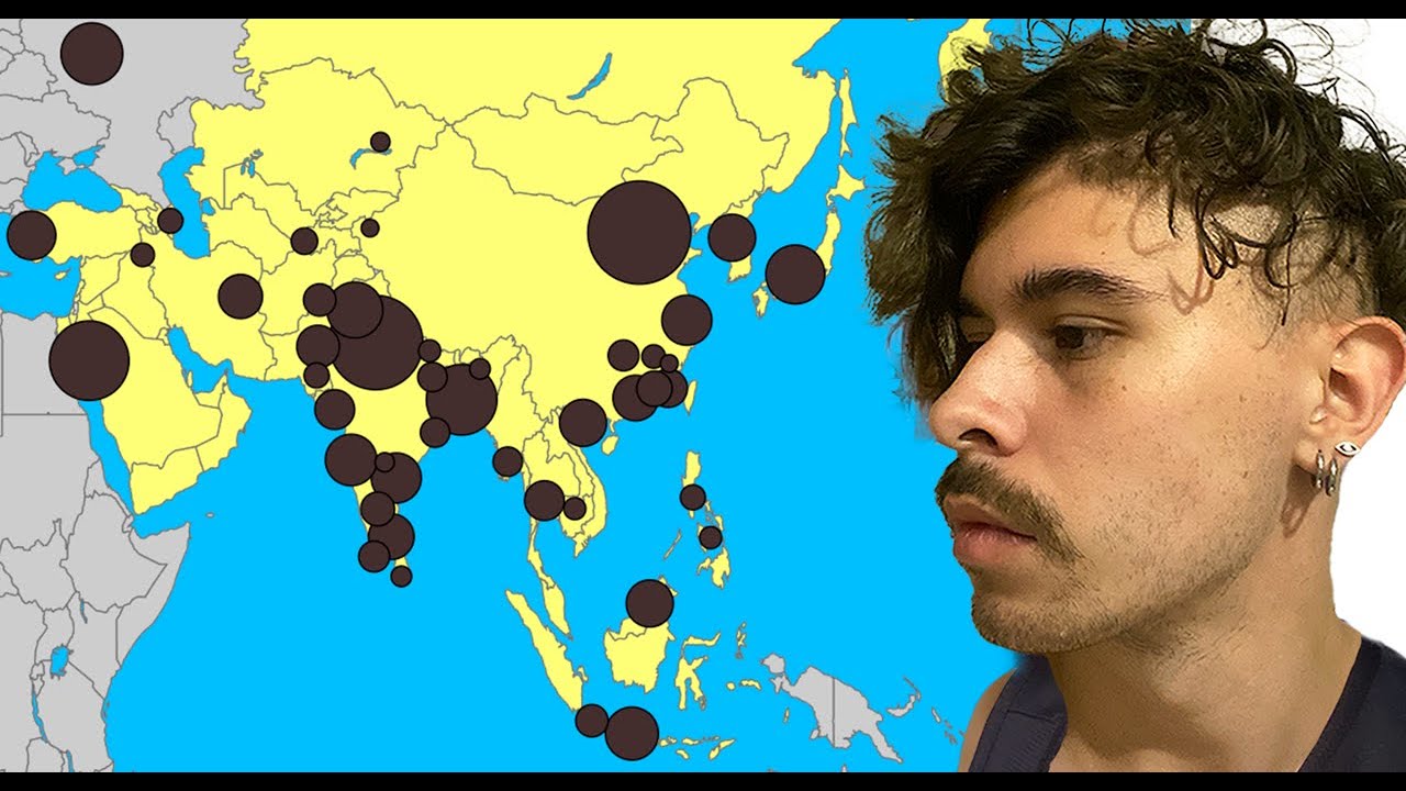 Guess the Top Asian Languages on a Map | Playing Random Quizzes - YouTube