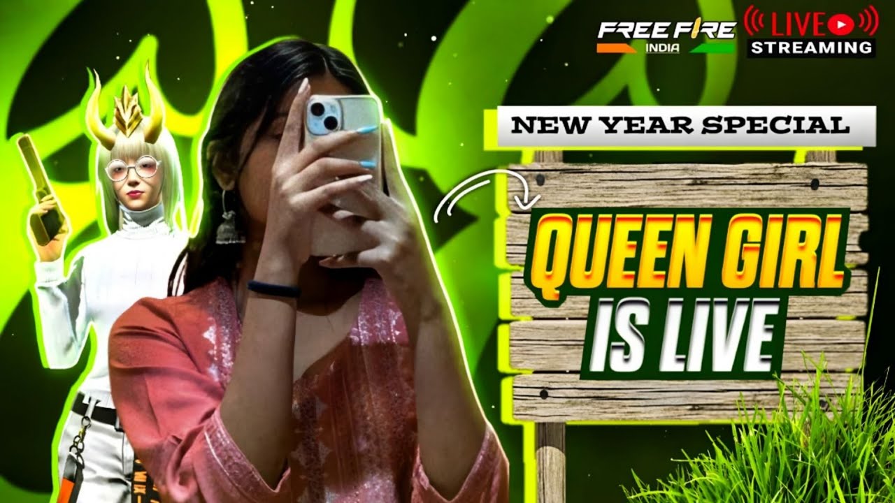 NEW YEAR FIRST GIVEAWAY LIVE STREAM 🚀 ️‍🔥| FREE FIRE LIVE WITH QUEEN ...