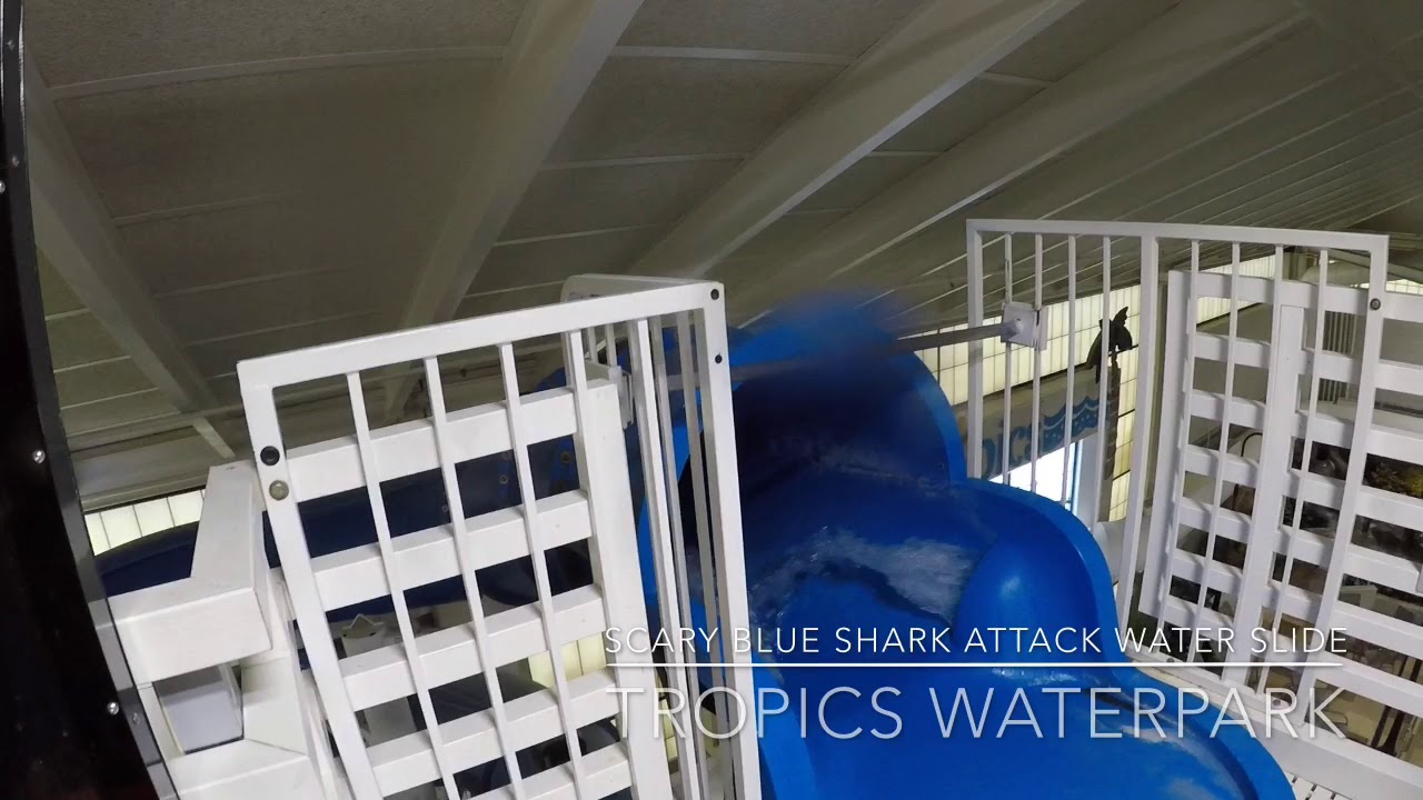 Tropics Waterpark - Shark Attack Water Slide [NEW 2019] Musical and ...