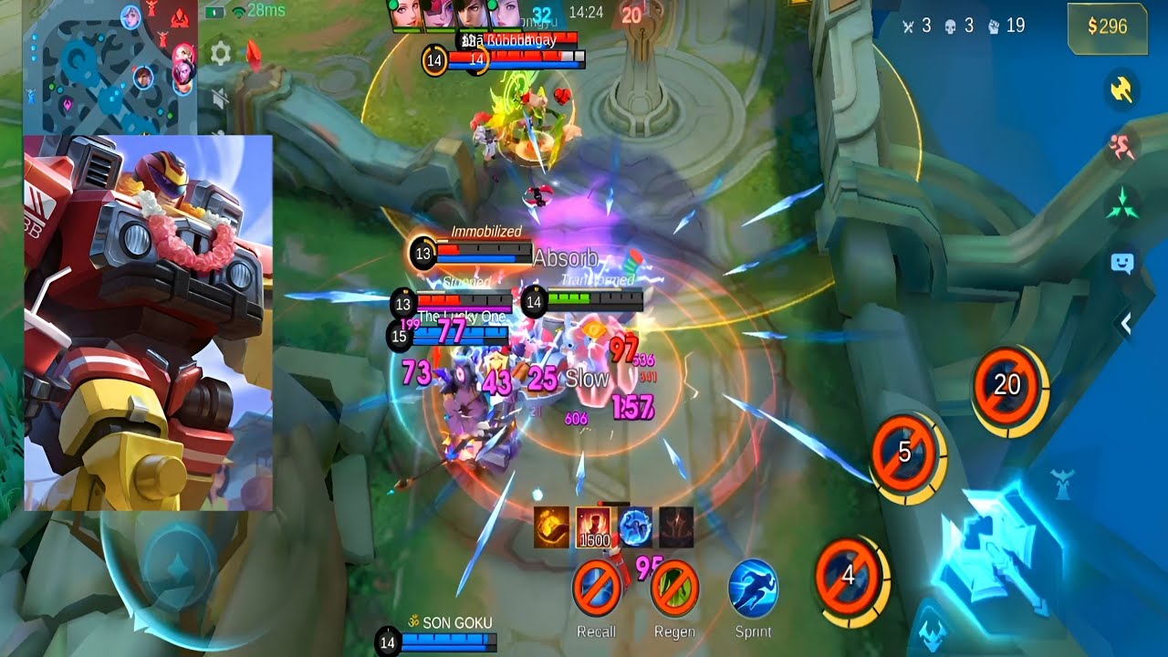 Johnson Support 26 Kills 4 Full Gameplay Moba Lagends - YouTube