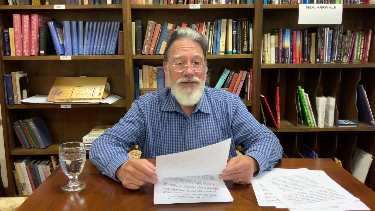 Bible Study with Bill Stahl - Week 25 Lev/Num/Deut Part 1 - YouTube