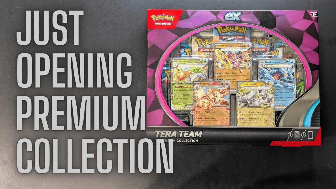Just Opening – Pokémon Tera Team Premium Collection (No Talking) - YouTube
