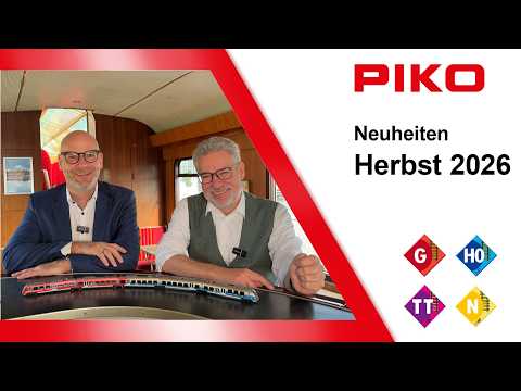PIKO Modelleisenbahn Neuheiten 2026: Das kommt im Herbst (G, H0, TT und N)