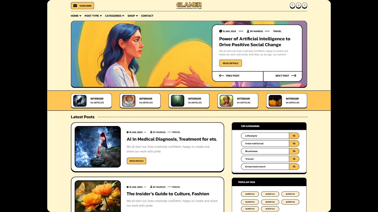 How to Fully Customize the Glamer Theme | Step-by-Step Guide (2025 ...