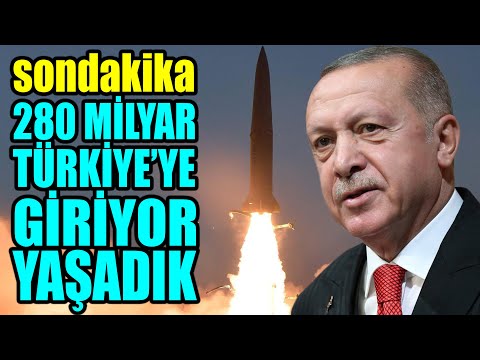 #sondakika TÜRKİYE'YE MÜJDE GELDİ..!! 280 MİLYAR DOLAR KAZANDIK..!!