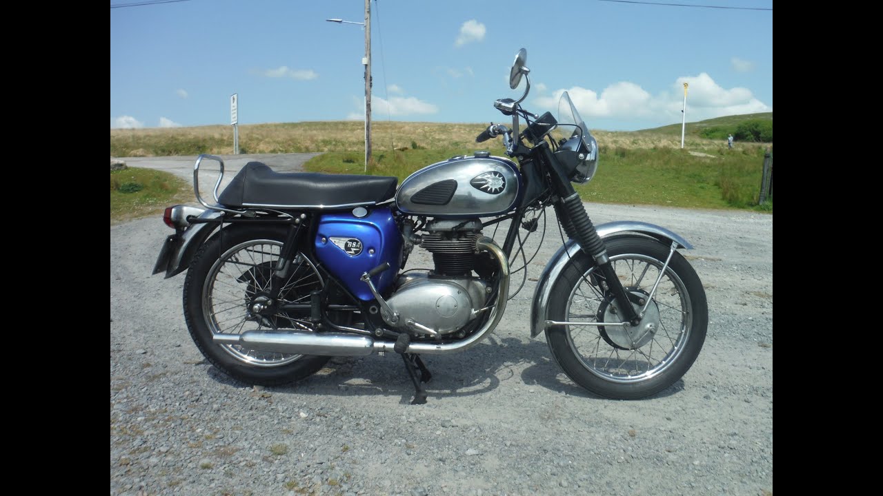 BSA A65 engine rebuild 6 The ride from Brynamman to Ammanford. - YouTube