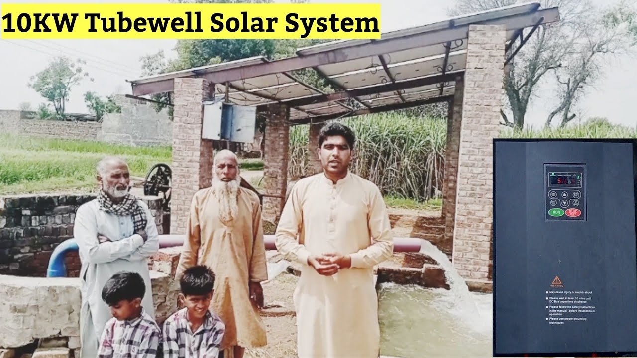 Solar Tubewell 10HP Motor 5inch delivery | Solar Tube well system ...