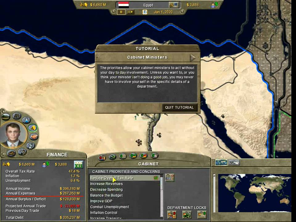 Let's Play Supreme Ruler 2020 - Tutorial 1 - YouTube