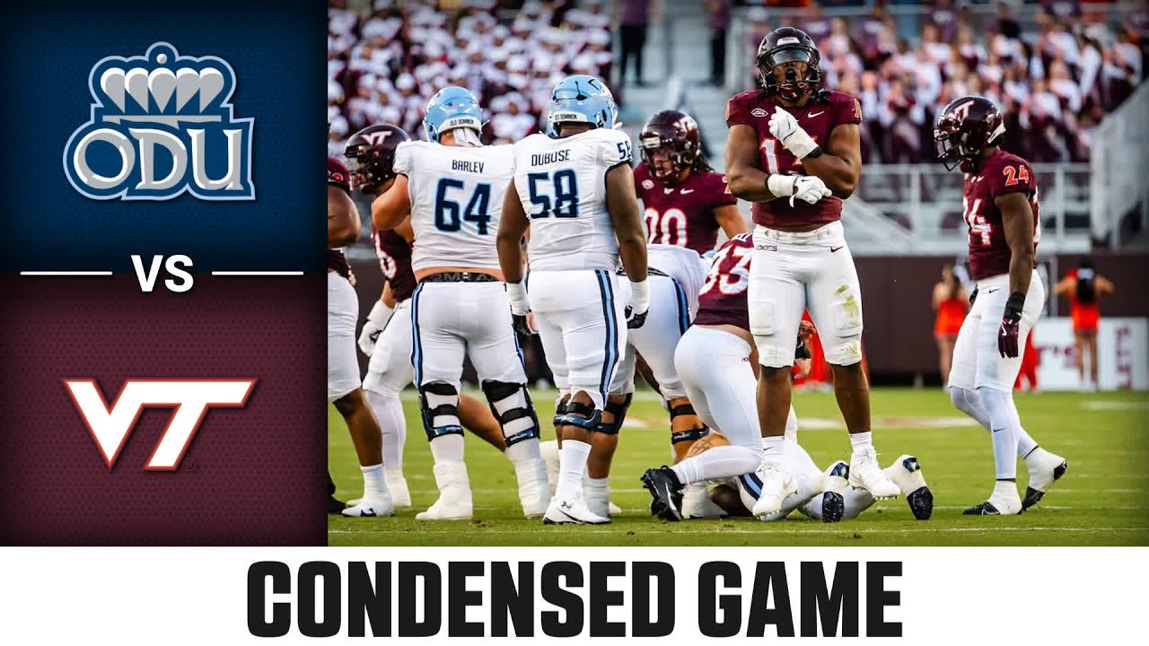 Old Dominion vs. Virginia Tech Condensed Game | 2025 ACC Football - YouTube