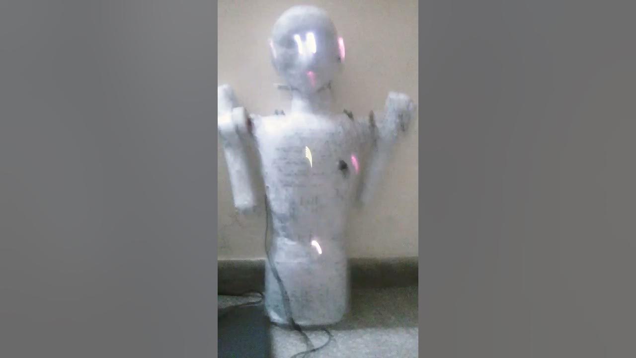 Home made talking arduino uno robot part 2 - YouTube