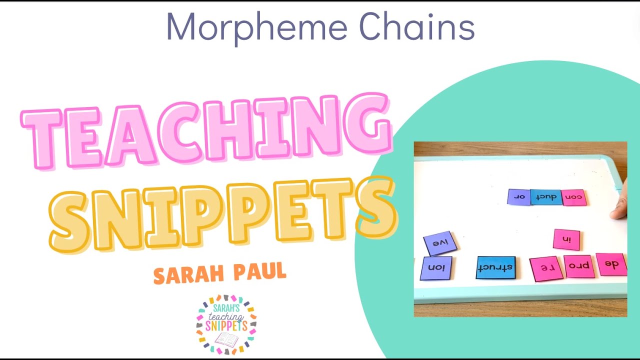 Morpheme Word Chain - YouTube