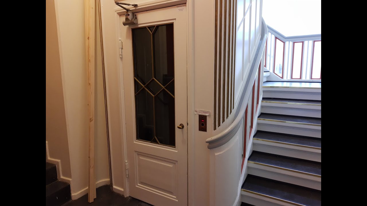 Amazing 1922 Titan elevator at Læderstræde 34 in Copenhagen, Denmark ...