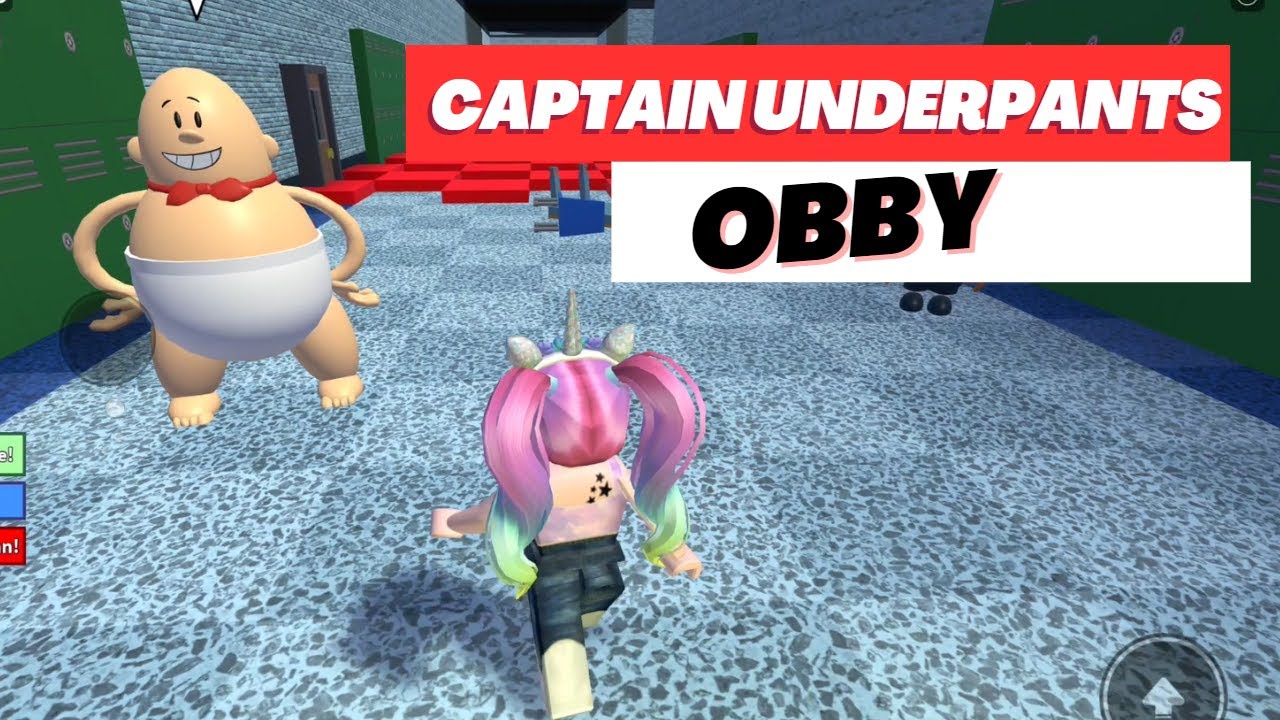 Roblox Captain Underpants Obby- Professor Poopy Pants Part 1 - YouTube