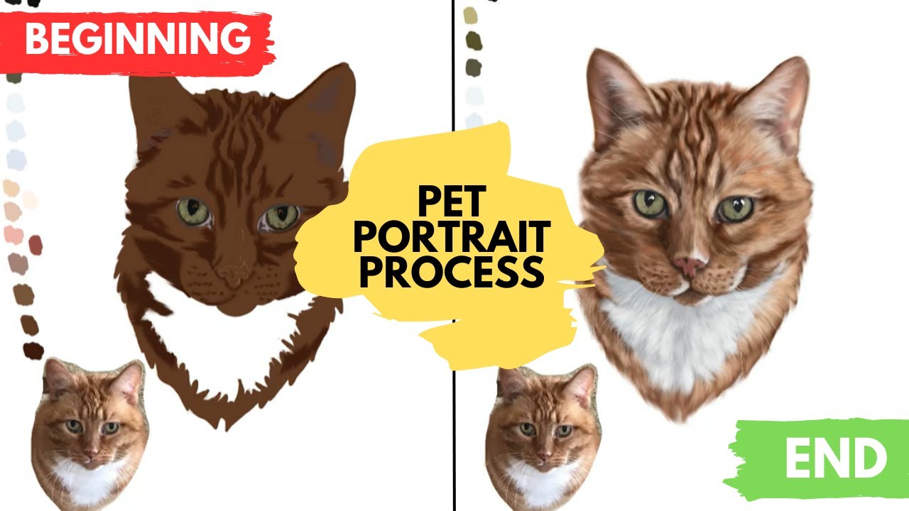 Digital Illustration Process - YouTube