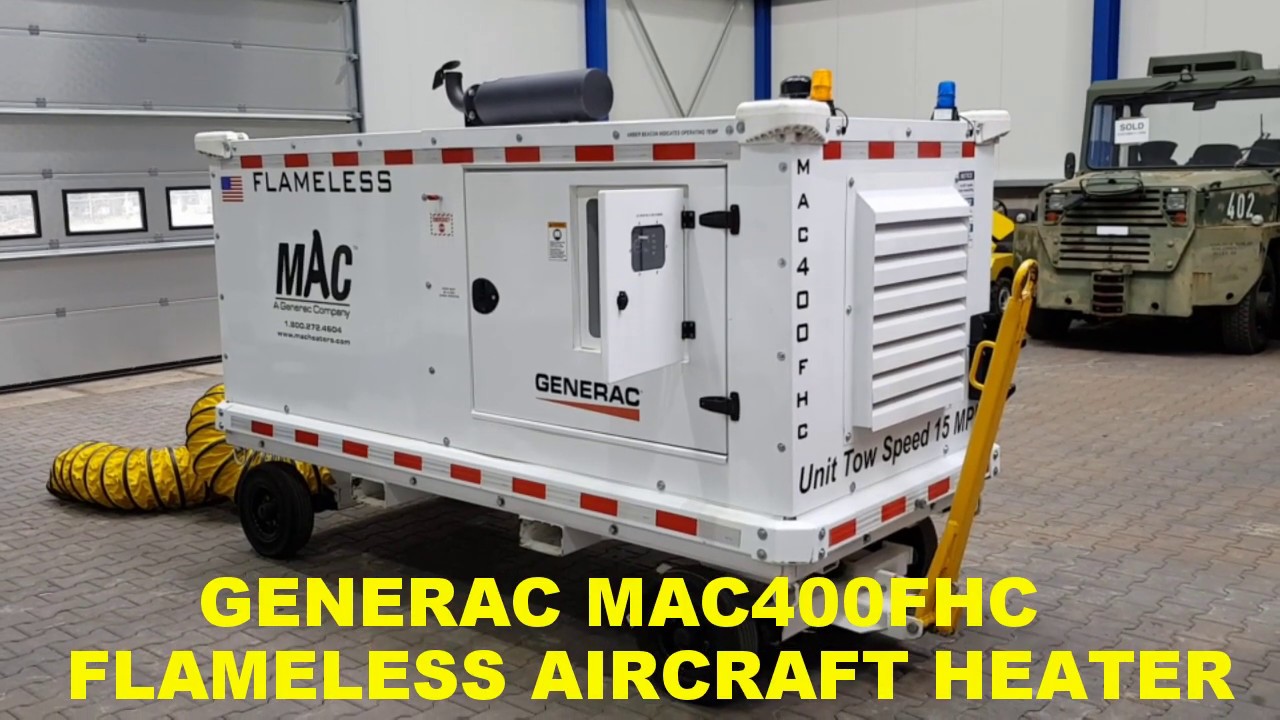MAC400FHC AIRCRAFT HEATER - FOR SALE - YouTube