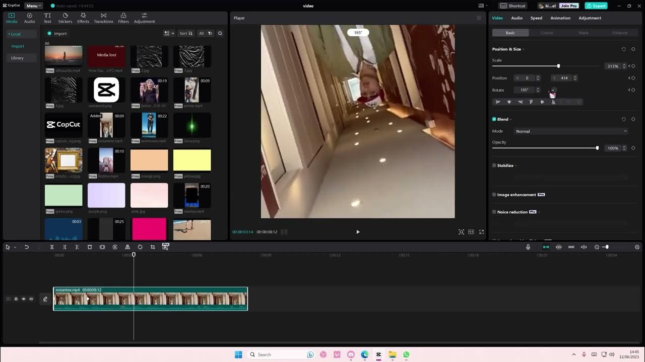 Step-By-Step Rotation Keyframe Tutorial! How You Can Create This Rotating Animation On CapCut PC ...