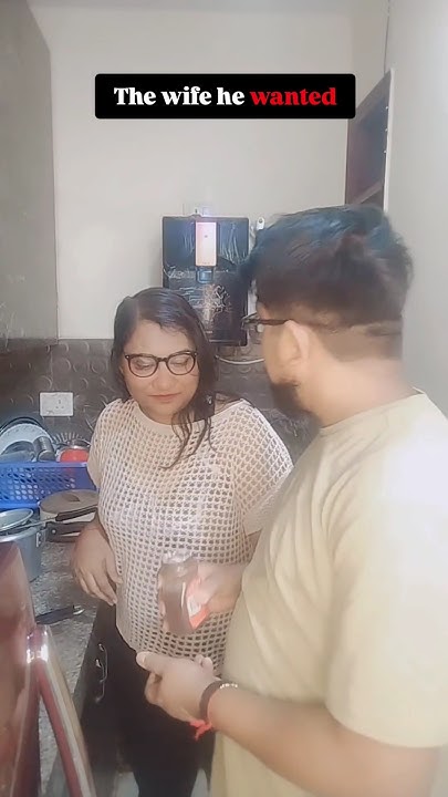Wife Rocked😄 Husband Shocked 😳 #comedy #funny #shorts #couplegoals #husbandvswifecomedy #couple ...