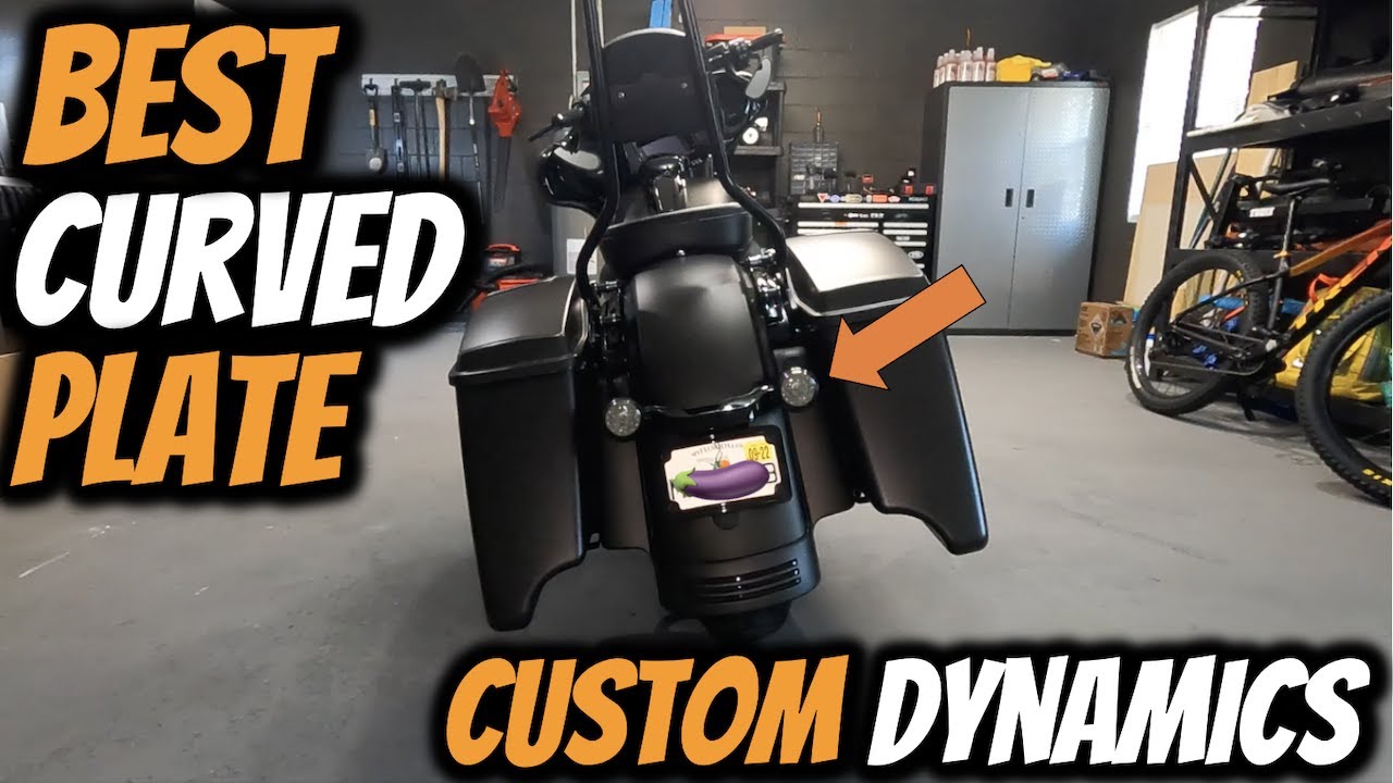 Curved License Plate and Custom Dynamics LED Smoked Lights | Stage 4 ...