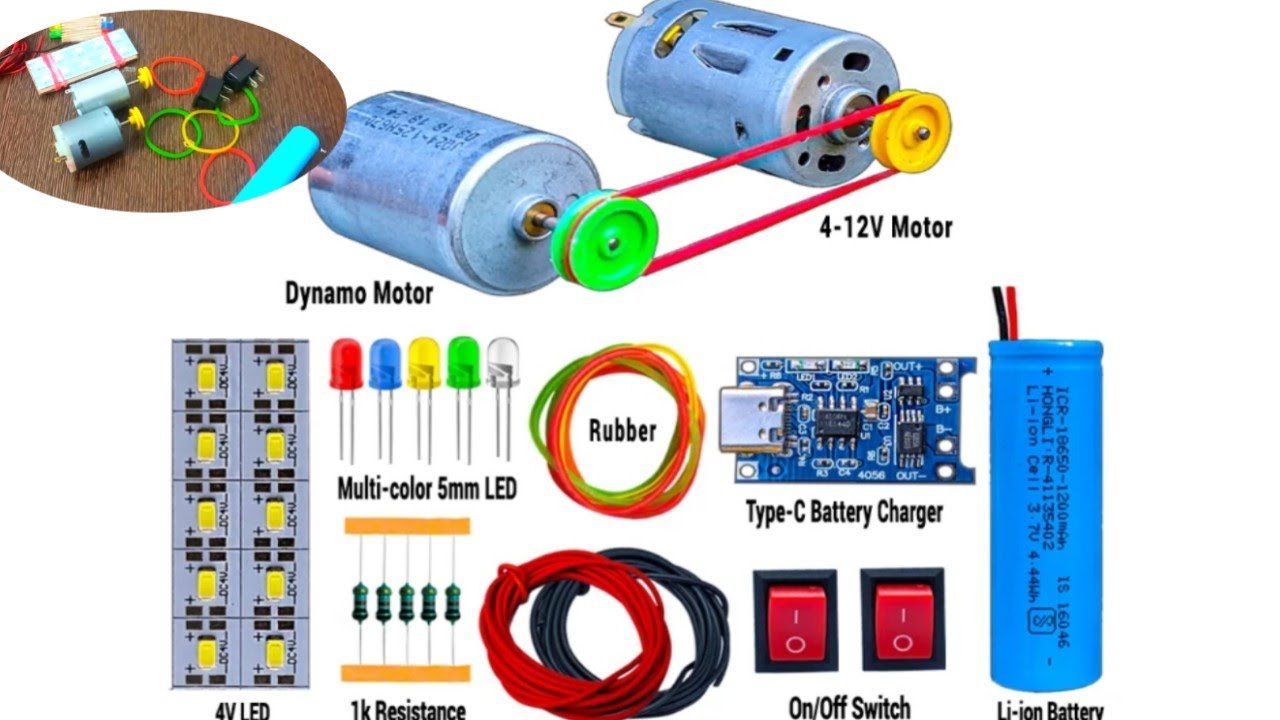KL VXKEN Generator Making Dynamo Motor Other Scince Project Kit ...