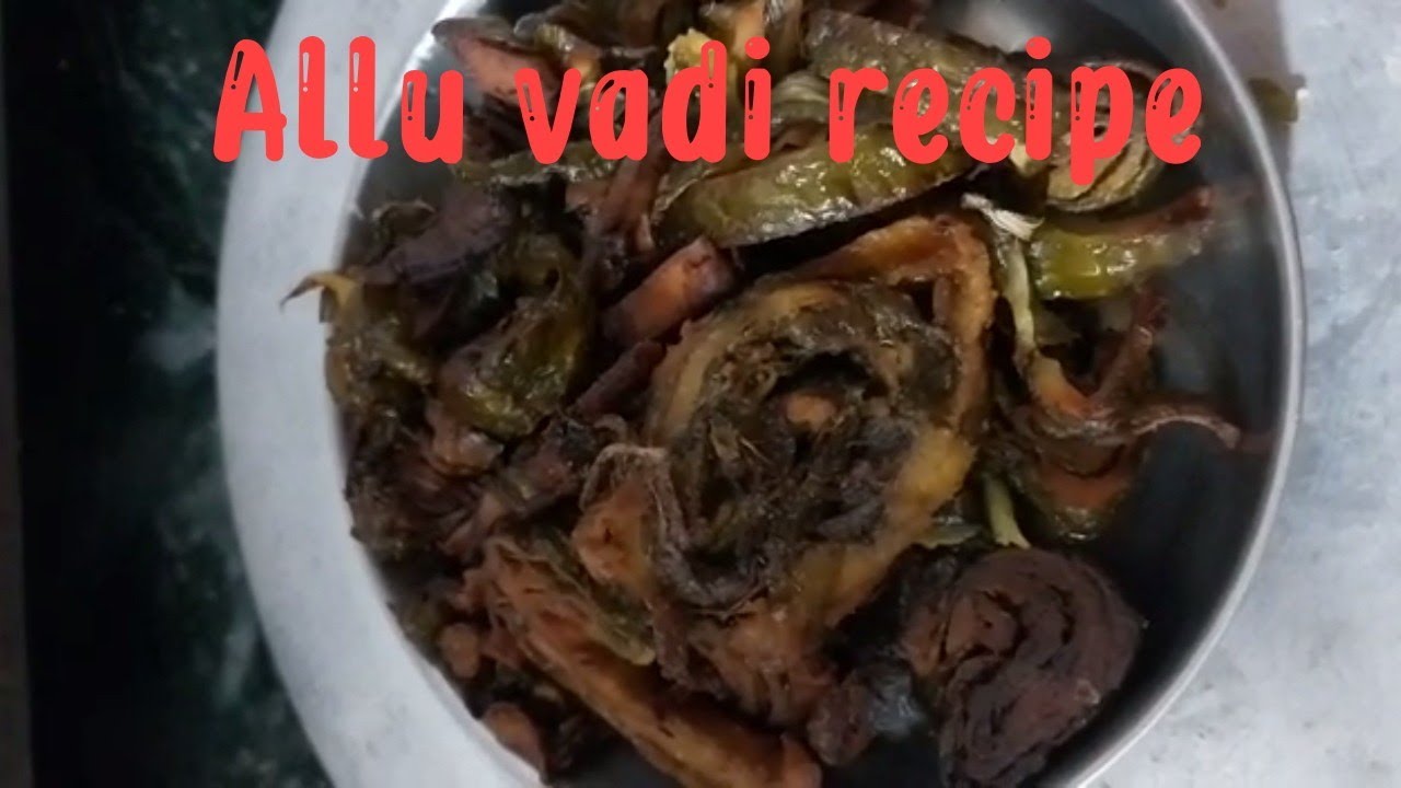 Alu vadi | Alu vadi recipe | alu vadi chi bajhi | Make by déépali's kitchen . - YouTube