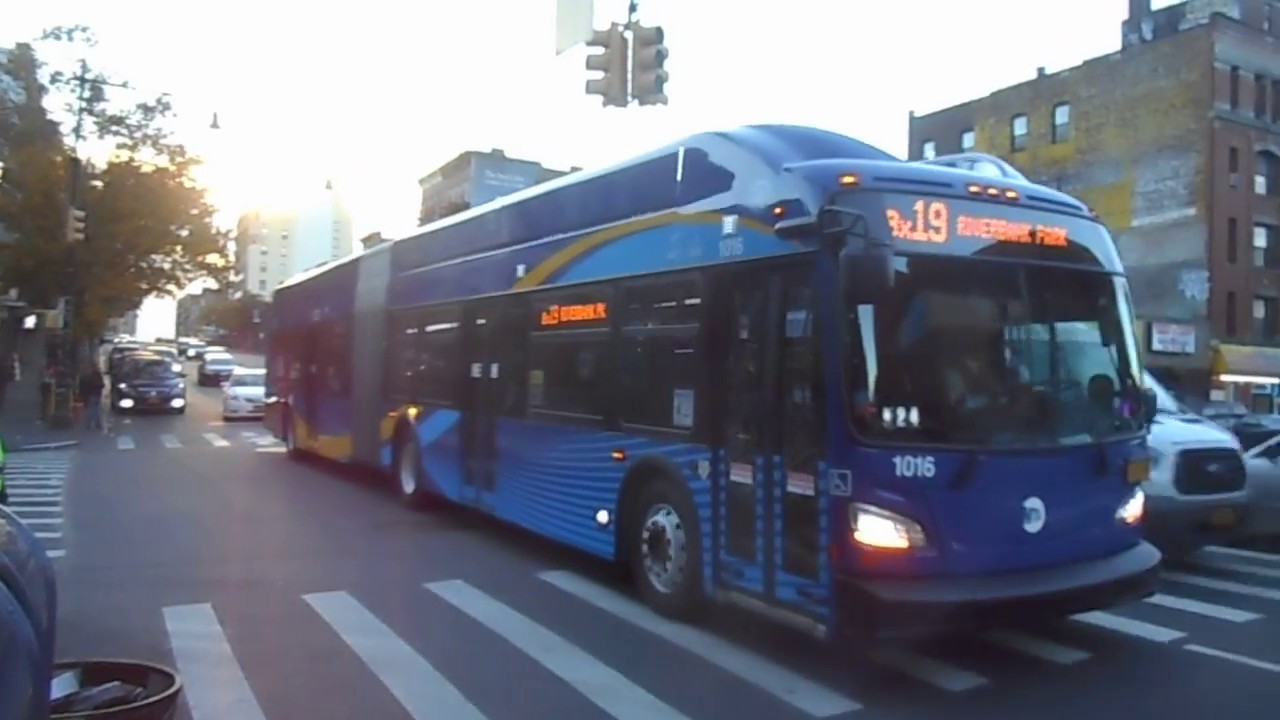 Exclusive XN60 #1016 on a Riverbank Park bound Bx19 Bus @ 149street and ...