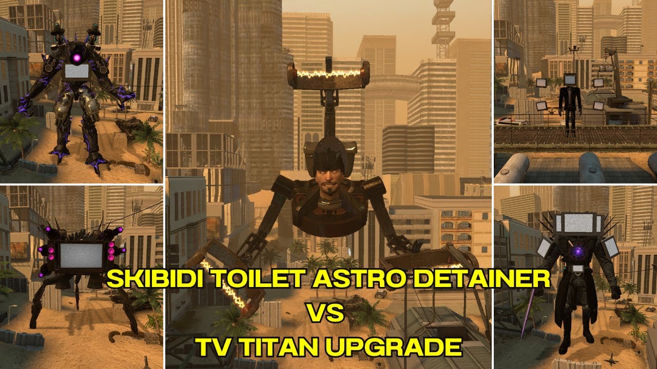 Skibidi Toilet Astro Detainer VS TV TITAN UPGRADE - Garry's Mod - YouTube