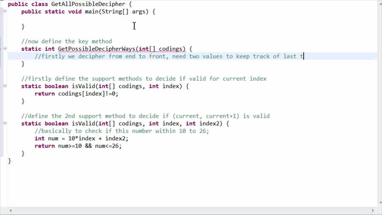 Programming Interview 43 Compute Number Of Possible Decipher Ways For A Given Integer Array 2261