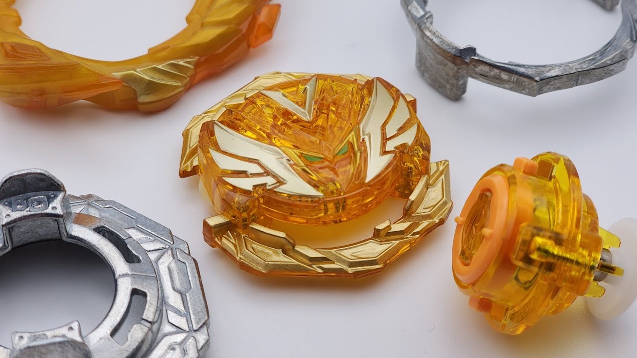 Custom Beyblade - Hyper-Flux Savior Valkyrie (Gold Turbo Version) - YouTube