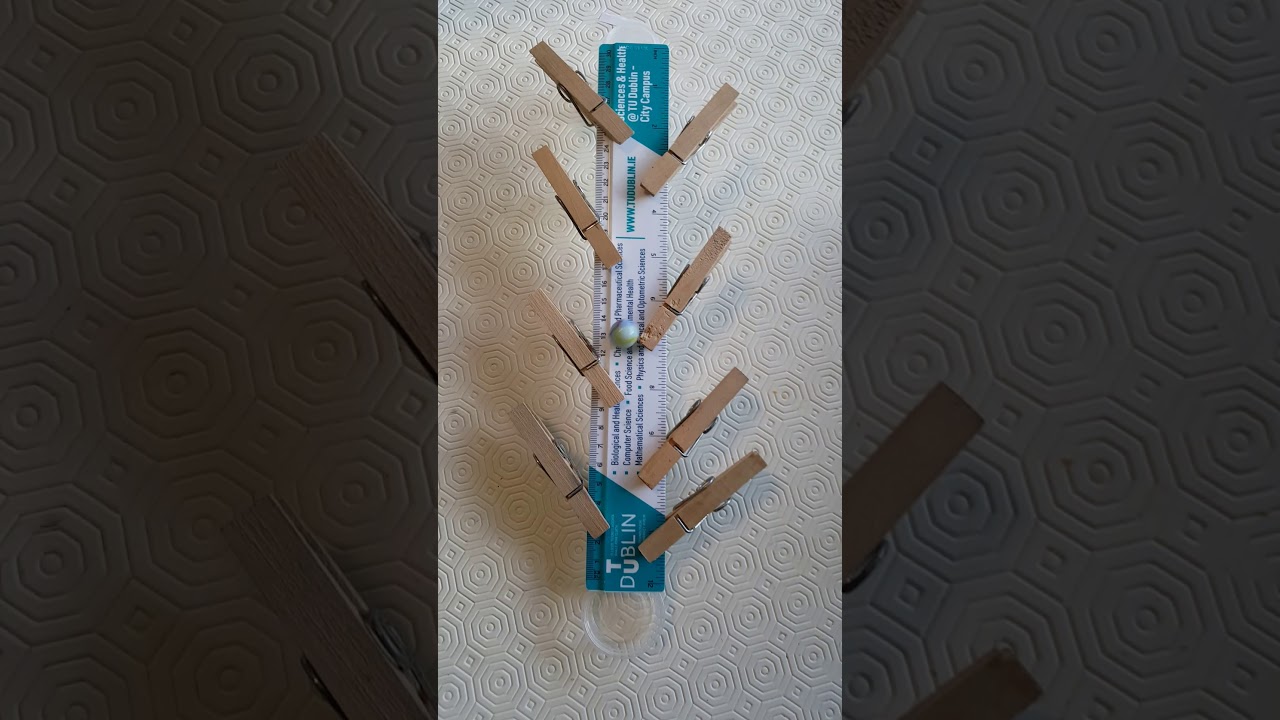 ruler marble run - YouTube