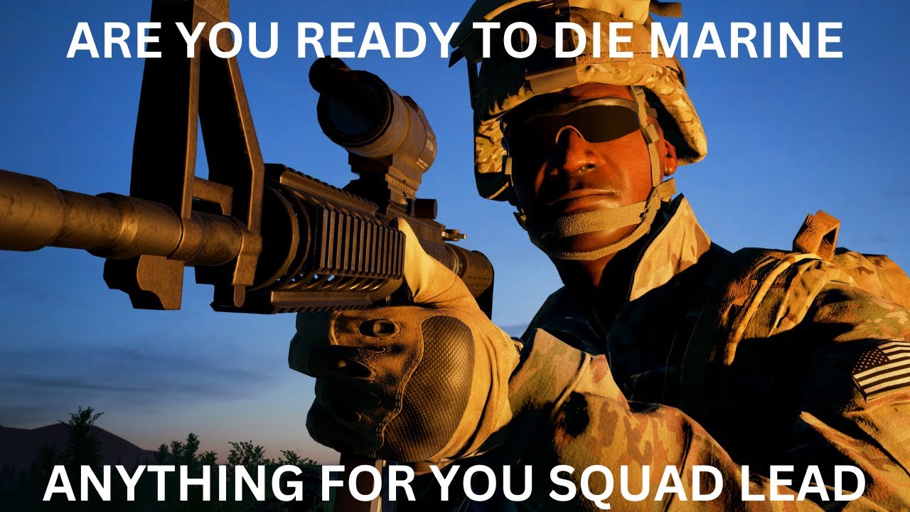 WHAT IT'S LIKE TO BE PINNED DOWN AS A MARINE SQUAD GAMEPLAY #marine # ...