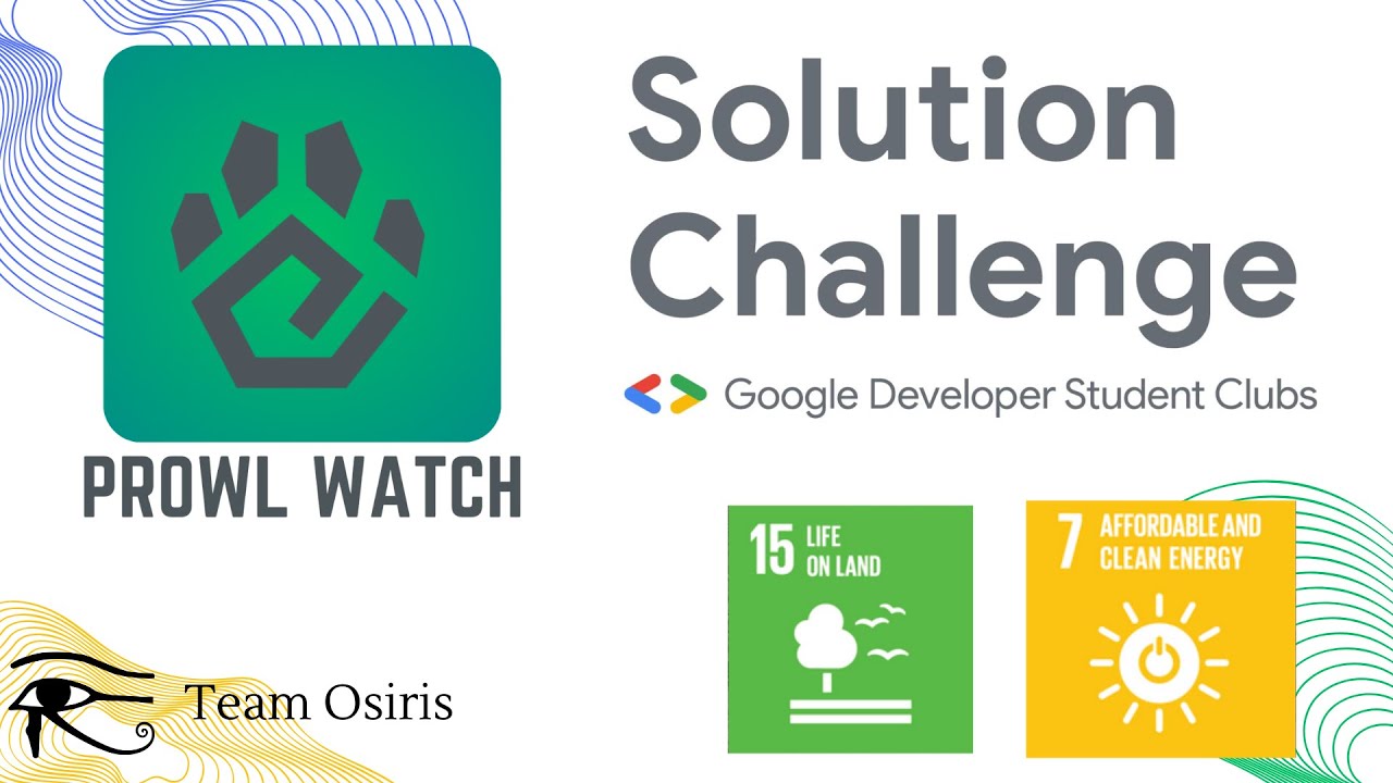 Prowl Watch - GDSC Solution Challenge 2024 - YouTube