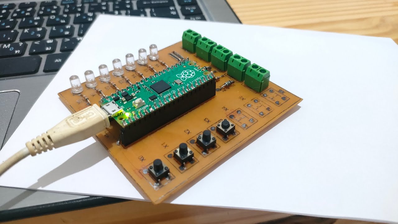 ทดสอบบอร์ด คำสั่ง TIMER COUNTER RESET - YouTube
